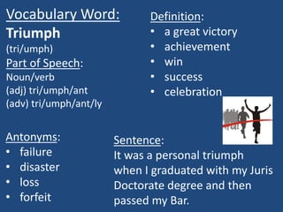 Vocabulary list 24 | PPTX