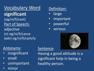 Vocabulary list 28 | PPTX