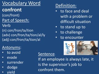 Vocabulary list 29.pptx, the real 29 | PPT