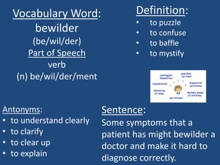 Vocabulary list 33 | PPT