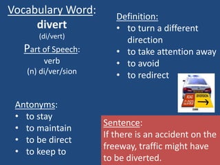 Vocabulary list 35 | PPT
