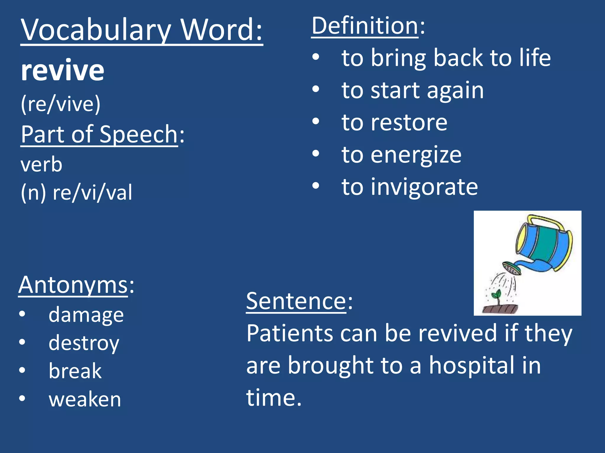 Vocabulary list 36 | PPTX