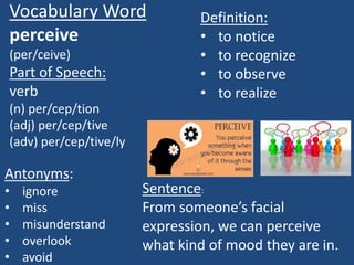 Vocabulary list 36 | PPTX