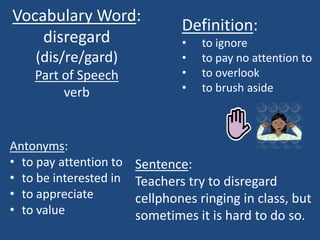 Vocabulary list 39 | PPTX
