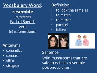 Vocabulary list 46 | PPT