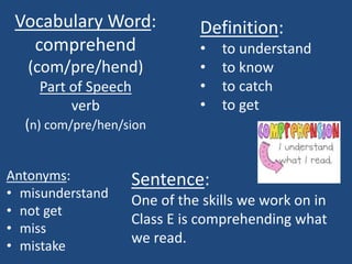 Vocabulary list 47 | PPT