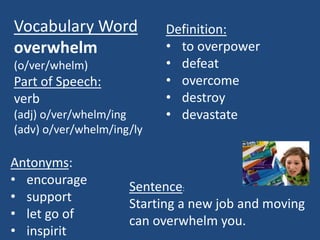 Vocabulary list 48 | PPT