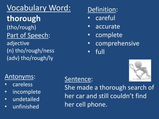 Vocabulary list 48 | PPT