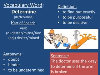 Vocabulary list 5 | PPTX