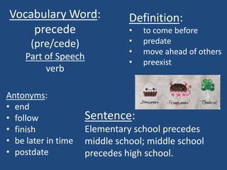 Vocabulary list 50 | PPT