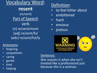 Vocabulary list 50 | PPT