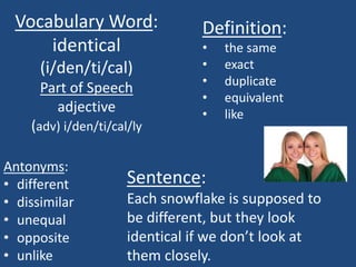 Vocabulary list 54 | PPT