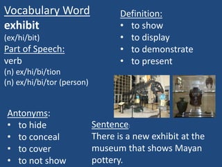 Vocabulary list 55 | PPT