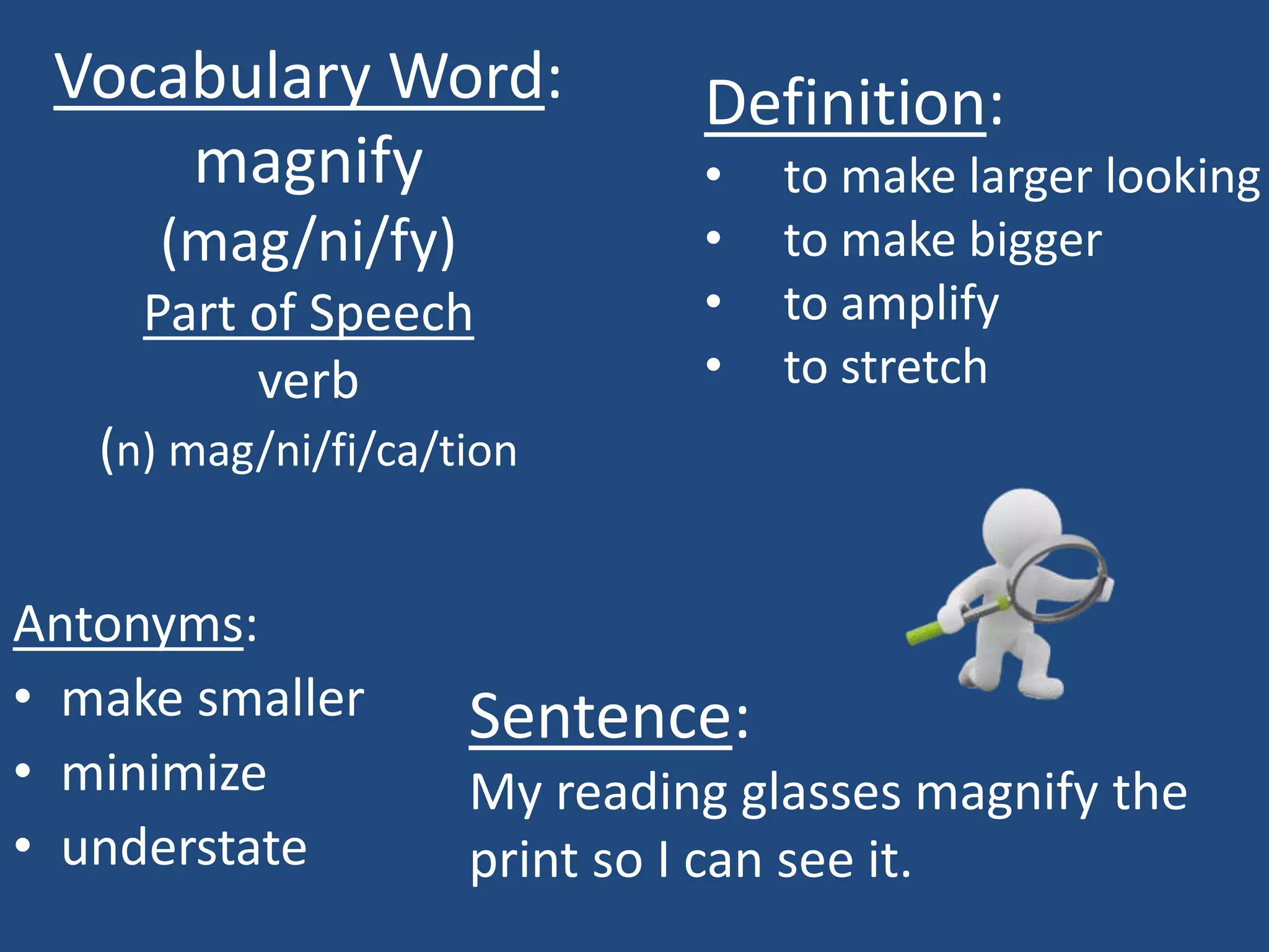 Vocabulary list 58 | PPTX