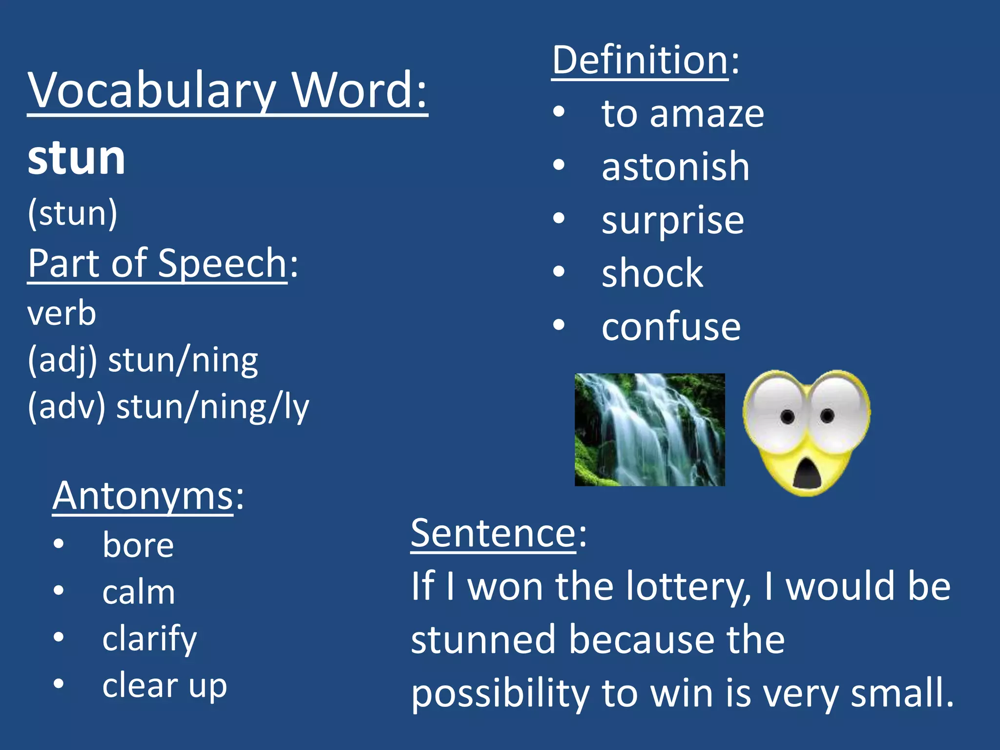 Vocabulary list 58 | PPTX