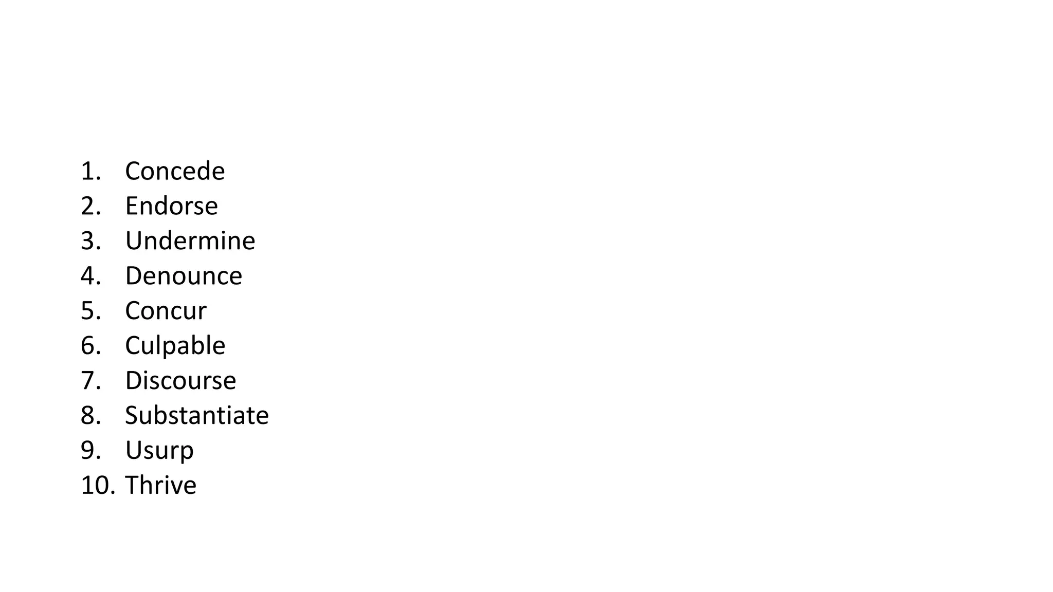 Vocabulary List Argumentative.pptx