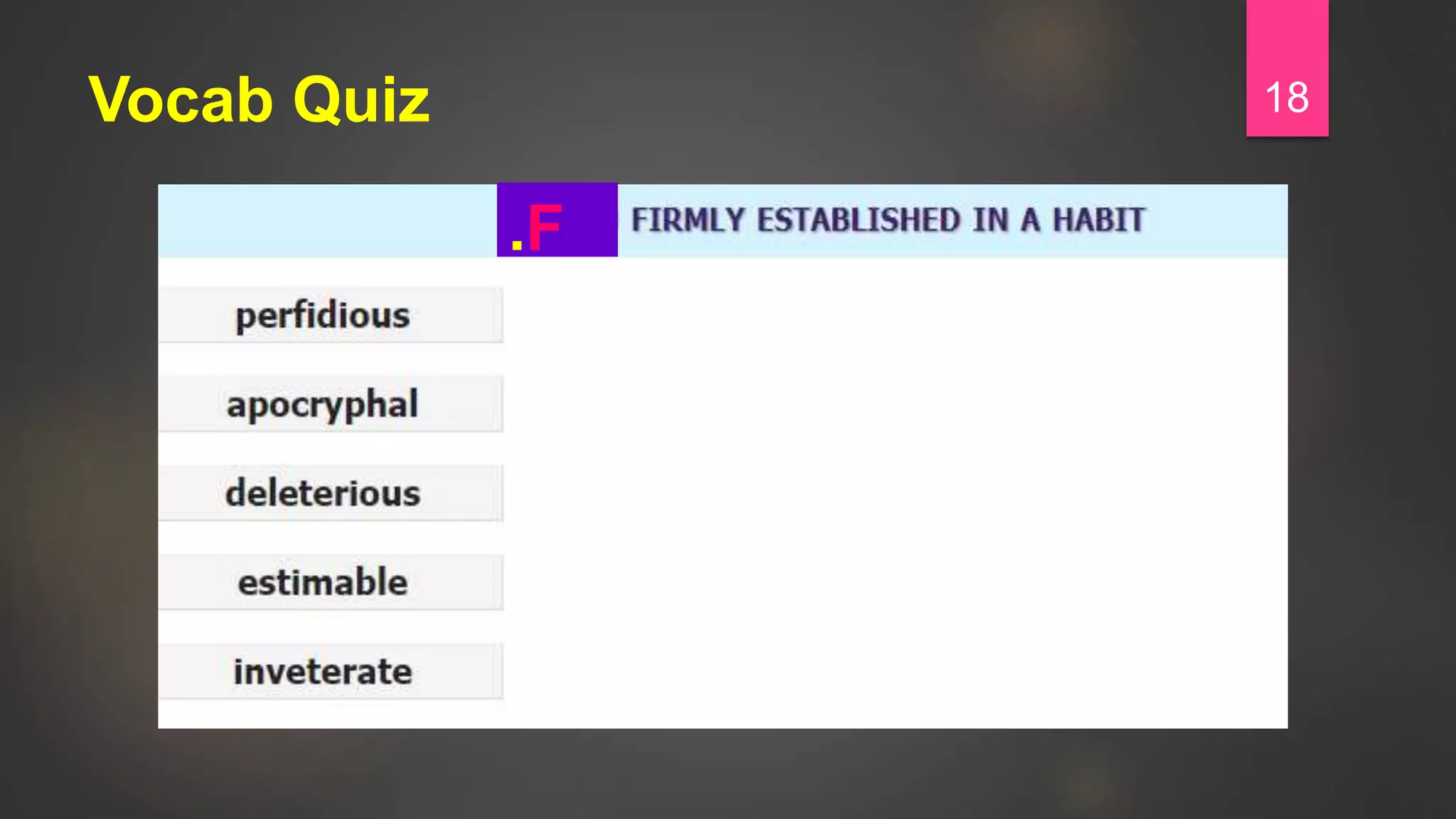 Vocabulary mnemonics | PPT