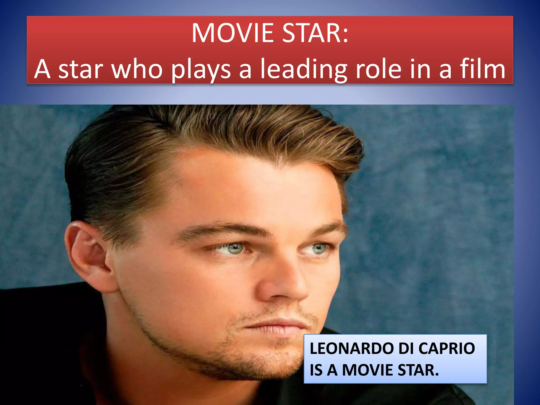 Vocabulary movie stars | PPTX