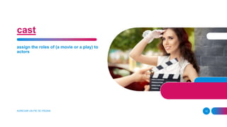 Vocabulary movie terms | PPTX