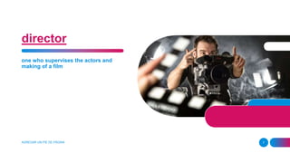 Vocabulary movie terms | PPTX