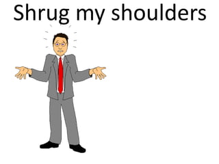 Vocabulary about body language | PPTX