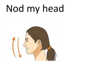 Vocabulary about body language | PPTX