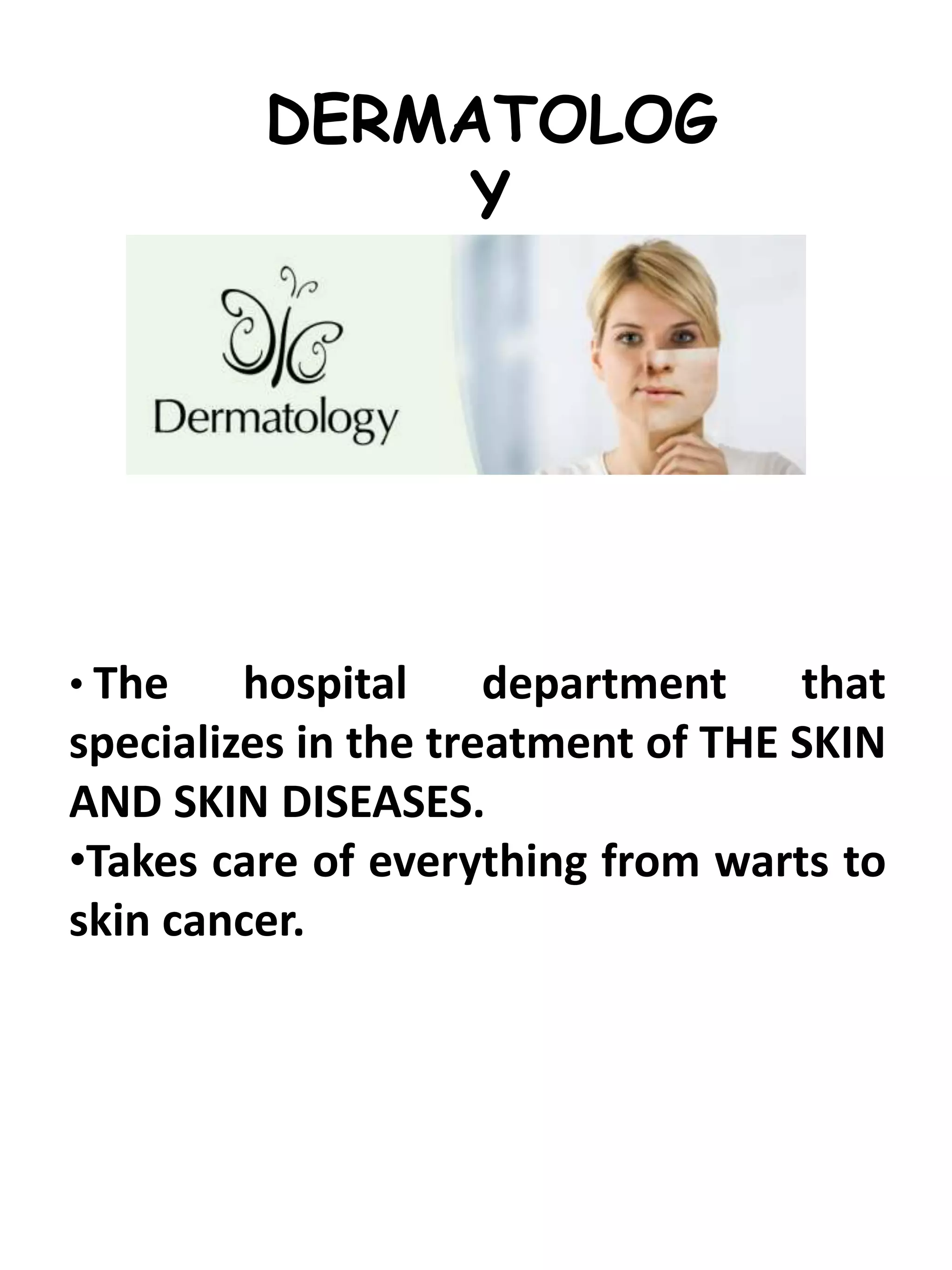 Vocabulary on hospital_departments_body_parts | PPTX