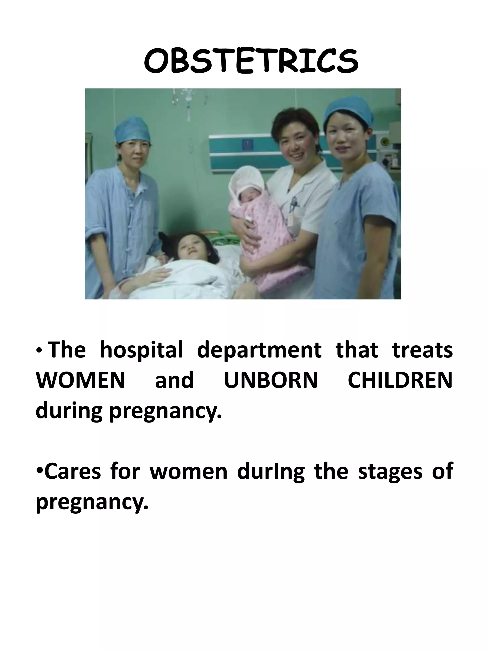Vocabulary on hospital_departments_body_parts | PPTX