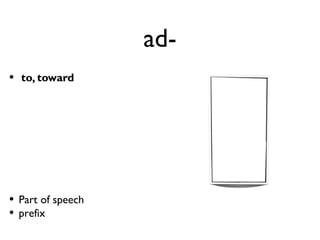 Vocabulary packet 6 (ad ) | PPT