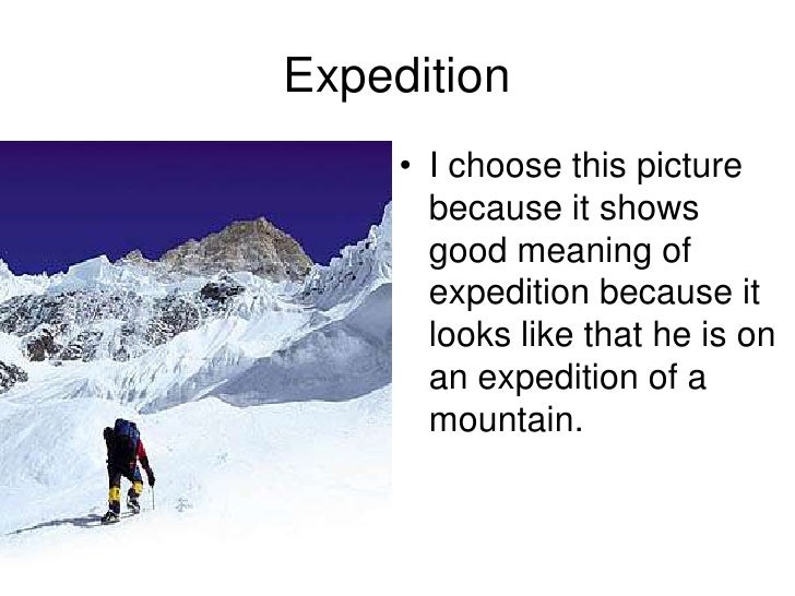 Expedition Meaning