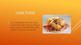 Vocabulary related to healthy food | PPT