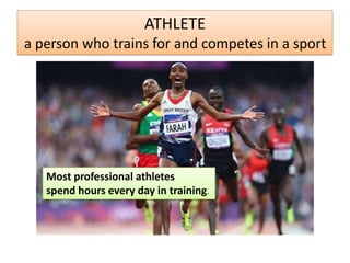 Vocabulary sports | PPTX