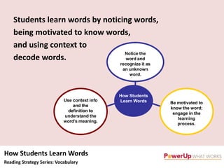 Vocabulary strategies overview | PPT