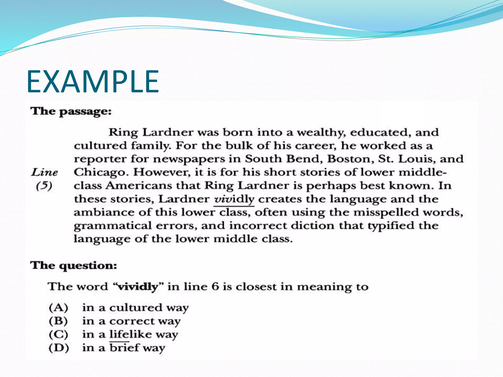 Vocabulary structural clues | PPTX