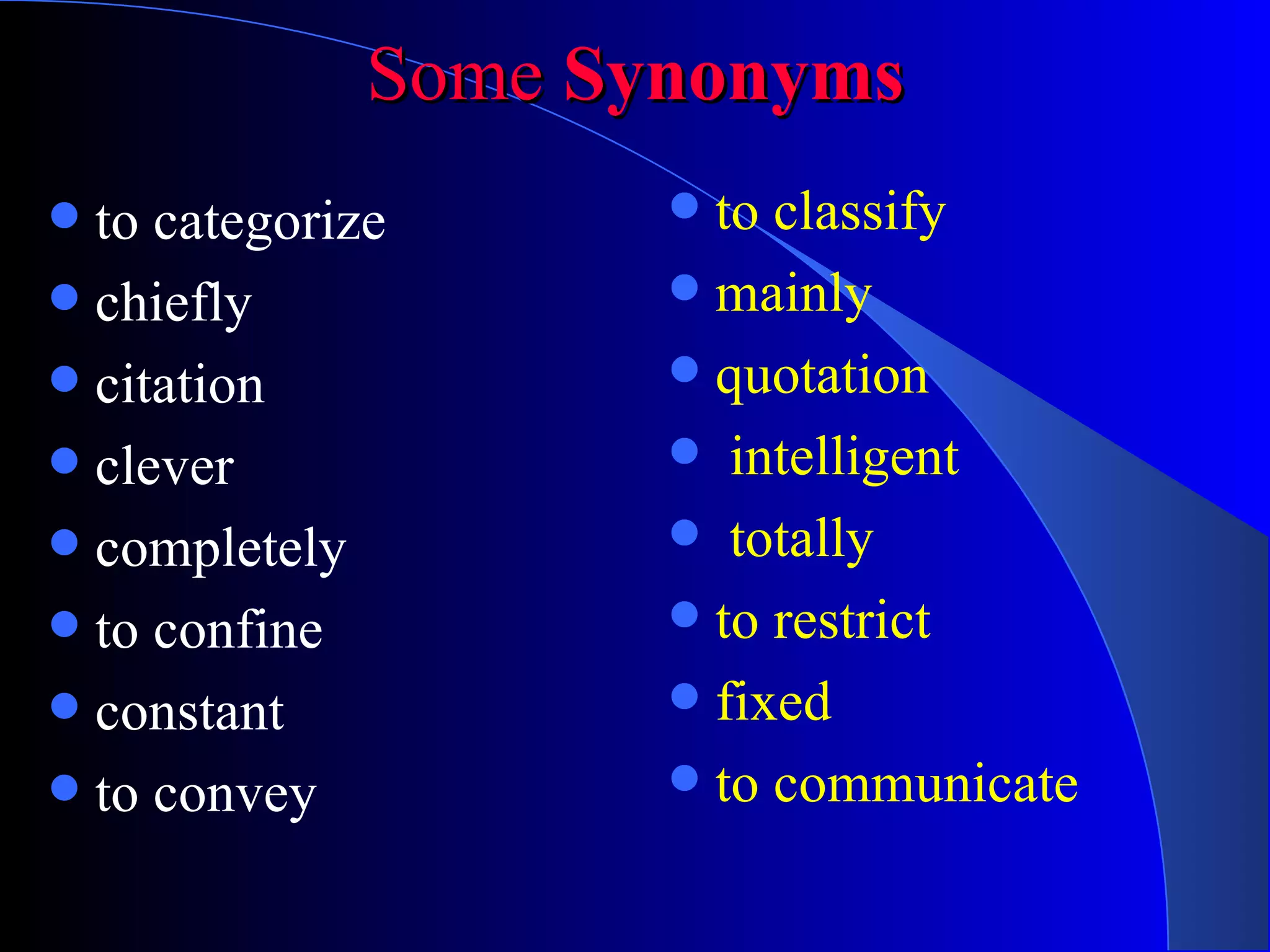Stylistic Classification of English Vocabulary | PPT