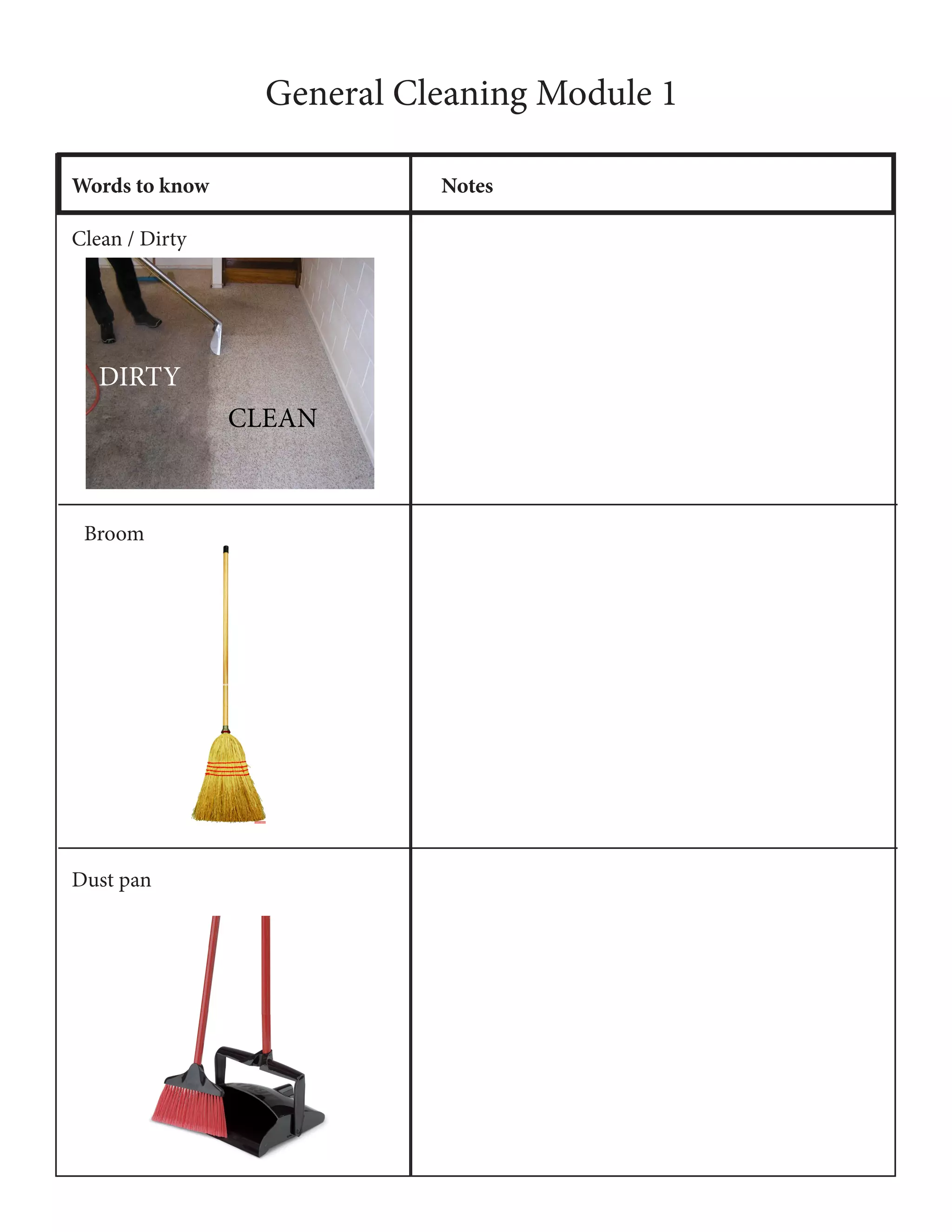 Vocabulary Study Guide Module1 | PDF