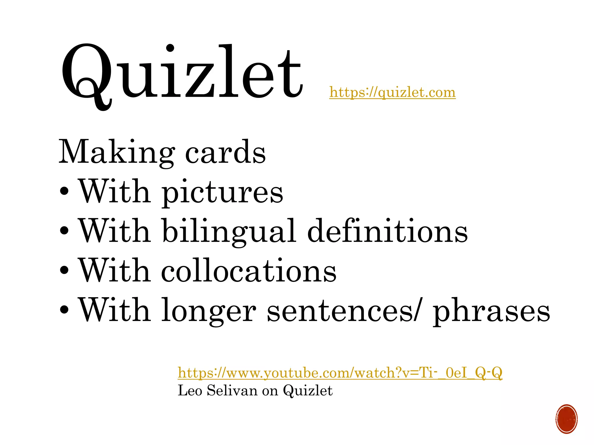 Vocabulary tools for learning English | PPT