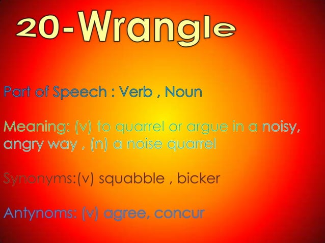 Vocabulary unit 1 sadlier oxford | PPSX