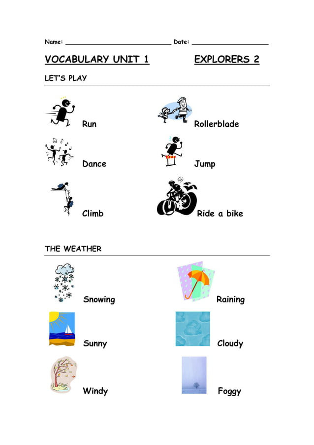 Vocabulary unit 1 great explorers 2 | PDF