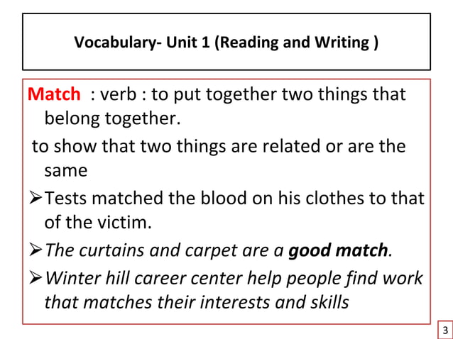 ENG 001 - Vocabulary Unit 1 R & W 1.pptx