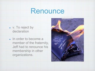 Vocabulary Unit 2 | PPT