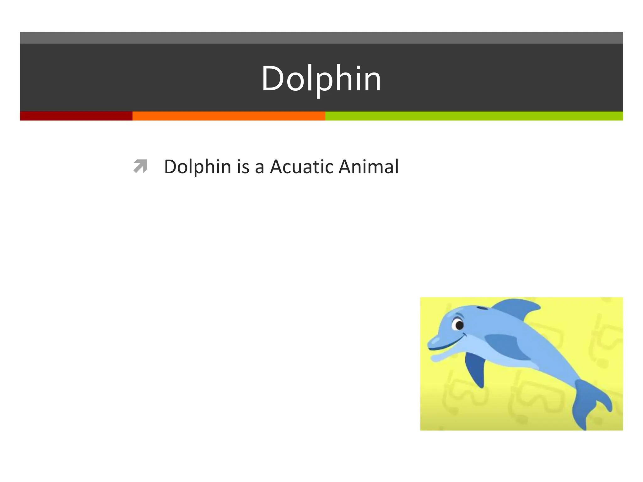 Vocabulary Unit 2 - Acuatic Animals for kids | PPTX