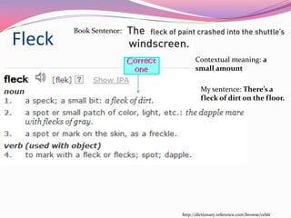 Vocabulary words | PPTX