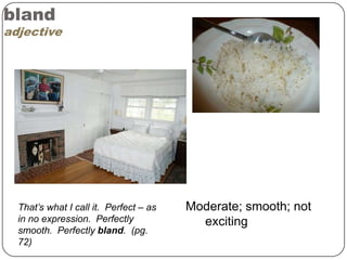 Vocabulary words proj m 7-8 | PPT