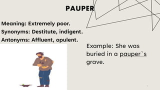 Essential Vocabulary Words with Meanings, Synonyms, and Examples | PDF