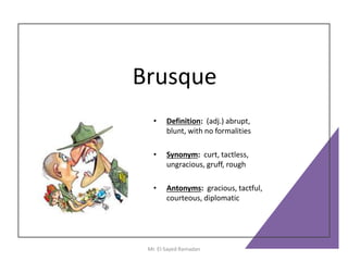 Vocabulary Workshop Level F Unit 6.ppt