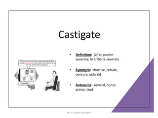 Vocabulary Workshop Level F Unit 6.ppt