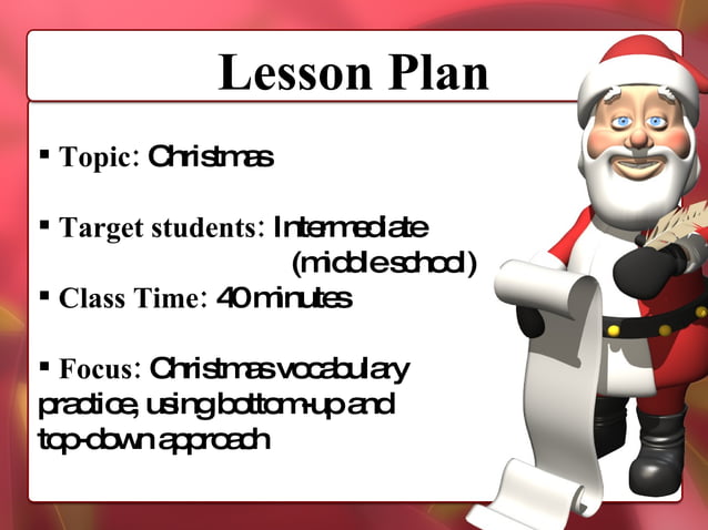 Vocabulary & Writing Lesson | PPT | Holiday | Genres