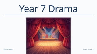 Vocabulary Introduction Year 7 Drama.pptx