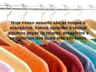 Vocabulário roupas | PPT